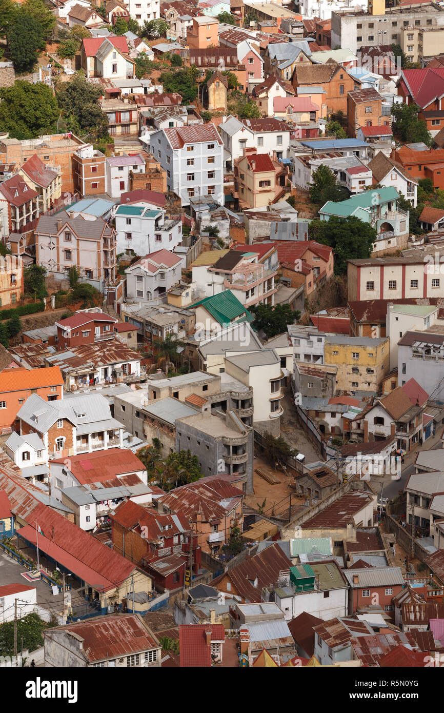 Antananarivo cityscape, capital of Madagascar Stock Photo - Alamy