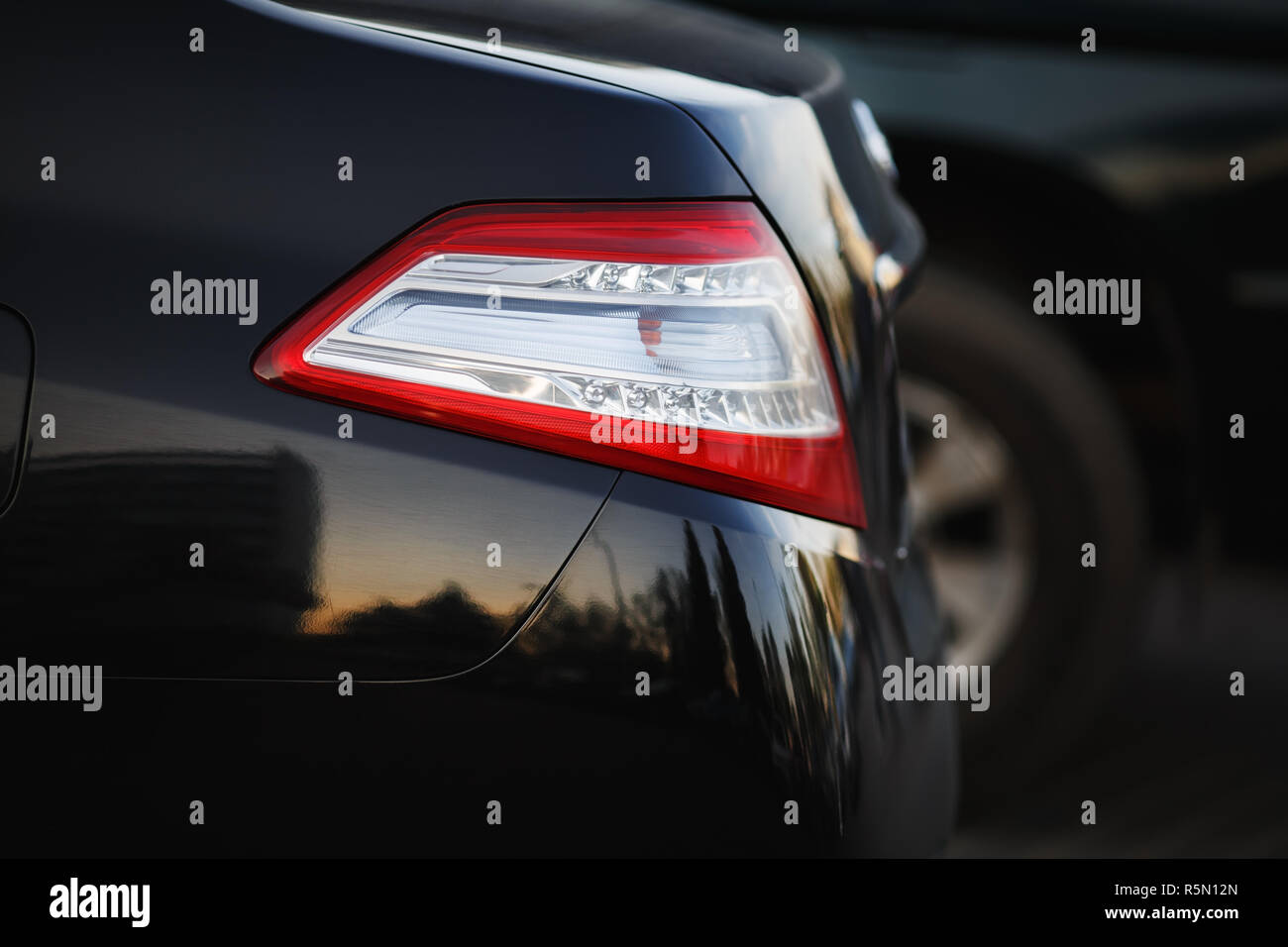 Back light of car Stock Photo - Alamy