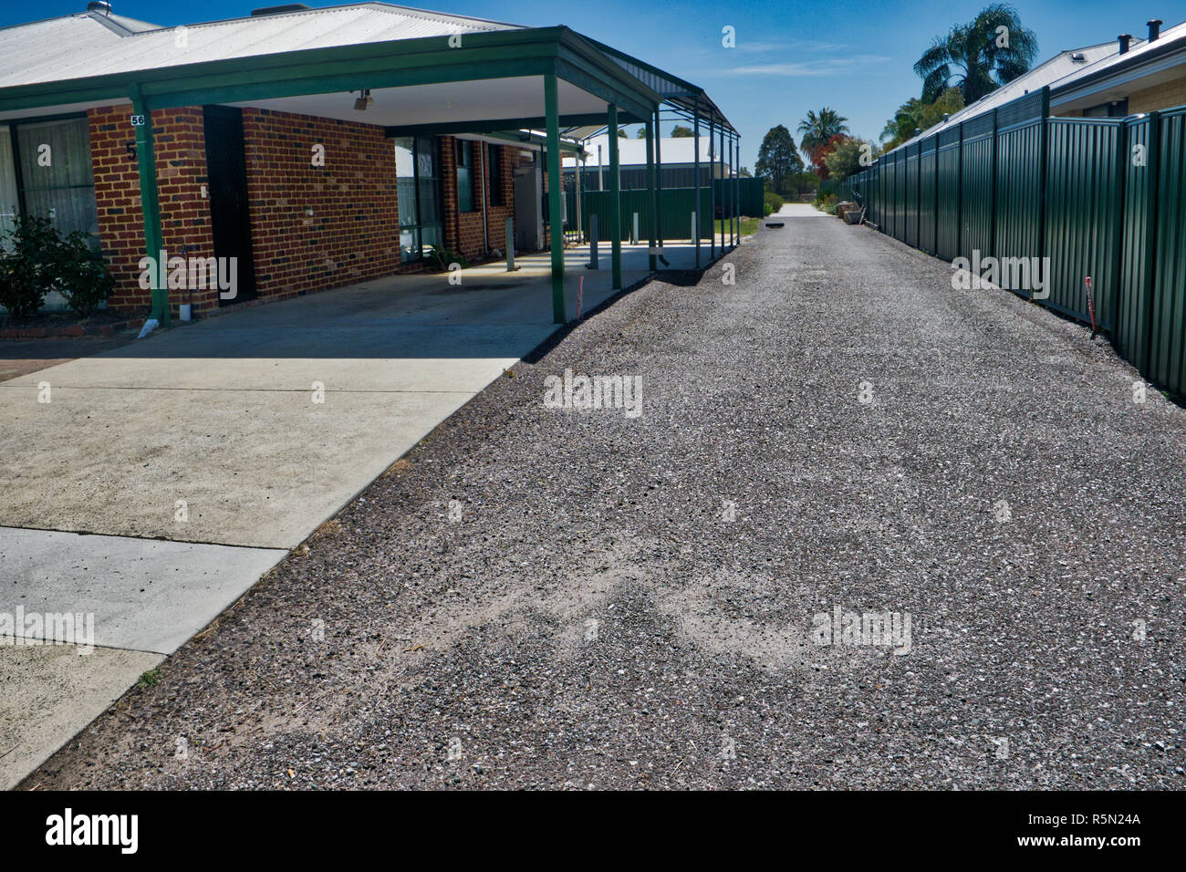 PRIVATE path leading to Kenwick wetlands reserve Stock Photo - Alamy