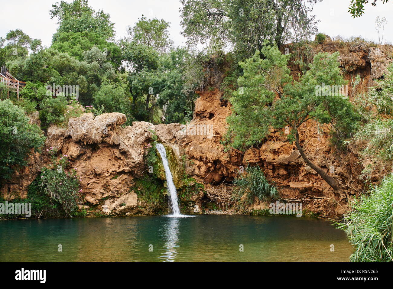 small waterfall in pego do inferno Stock Photo - Alamy