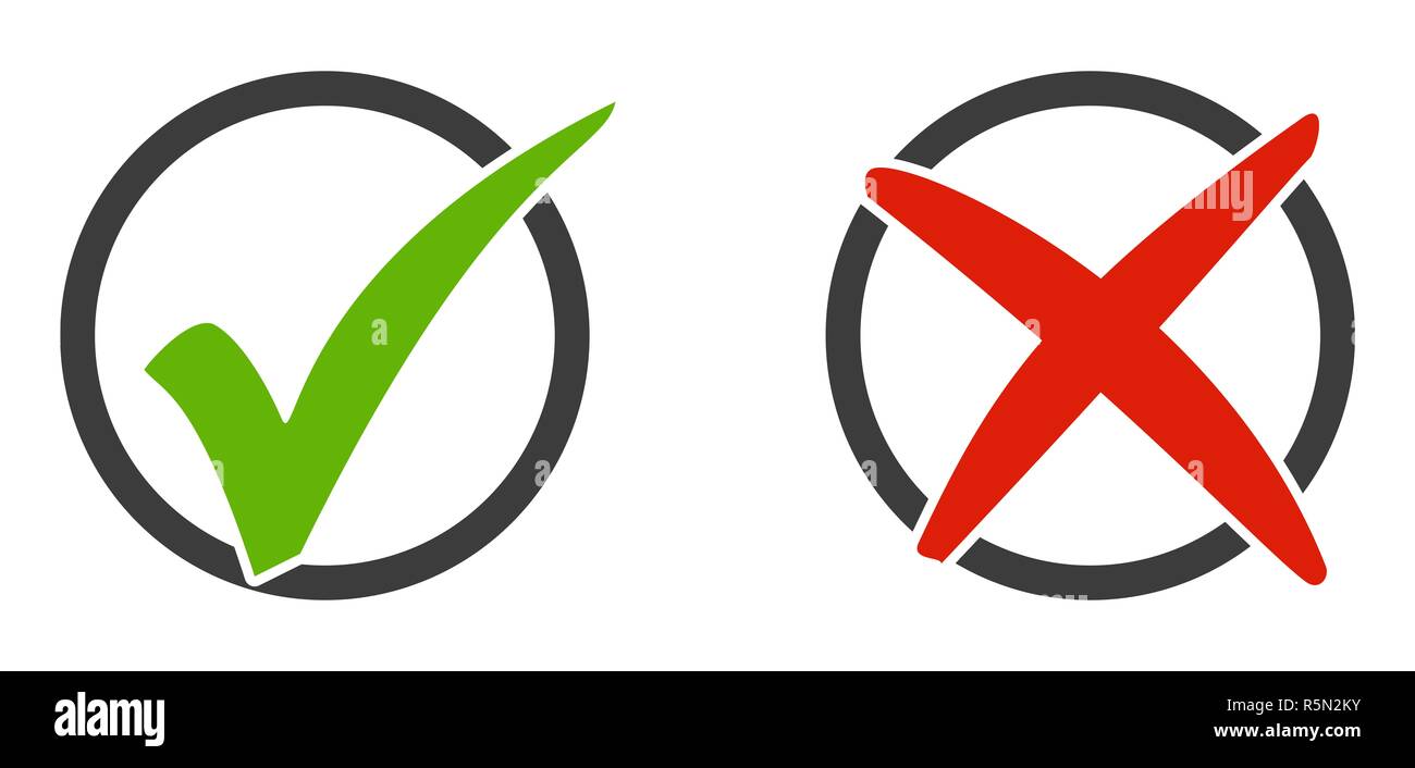 Check mark in circle icon hi-res stock photography and images - Alamy