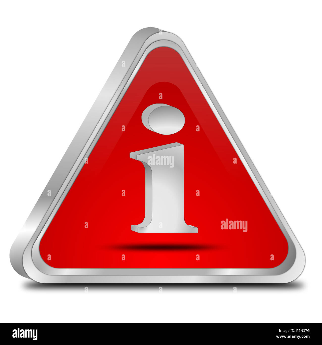 red Information Button - 3D illustration Stock Photo - Alamy
