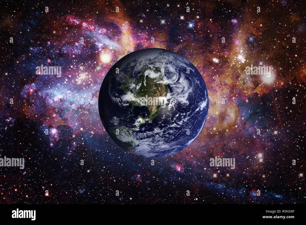 Planet Earth from space. Elements of this image furnished by NASA Stock ...