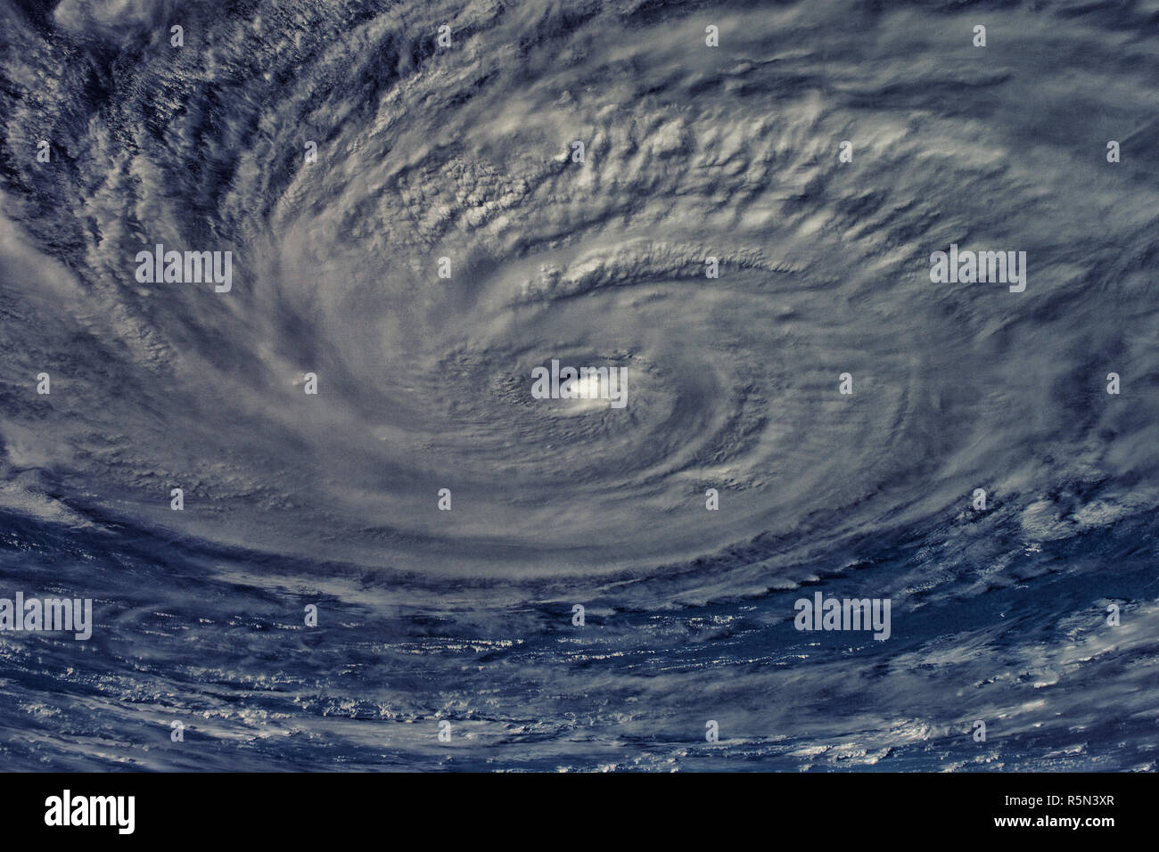 Typhoon over planet Earth - satellite photo Stock Photo - Alamy