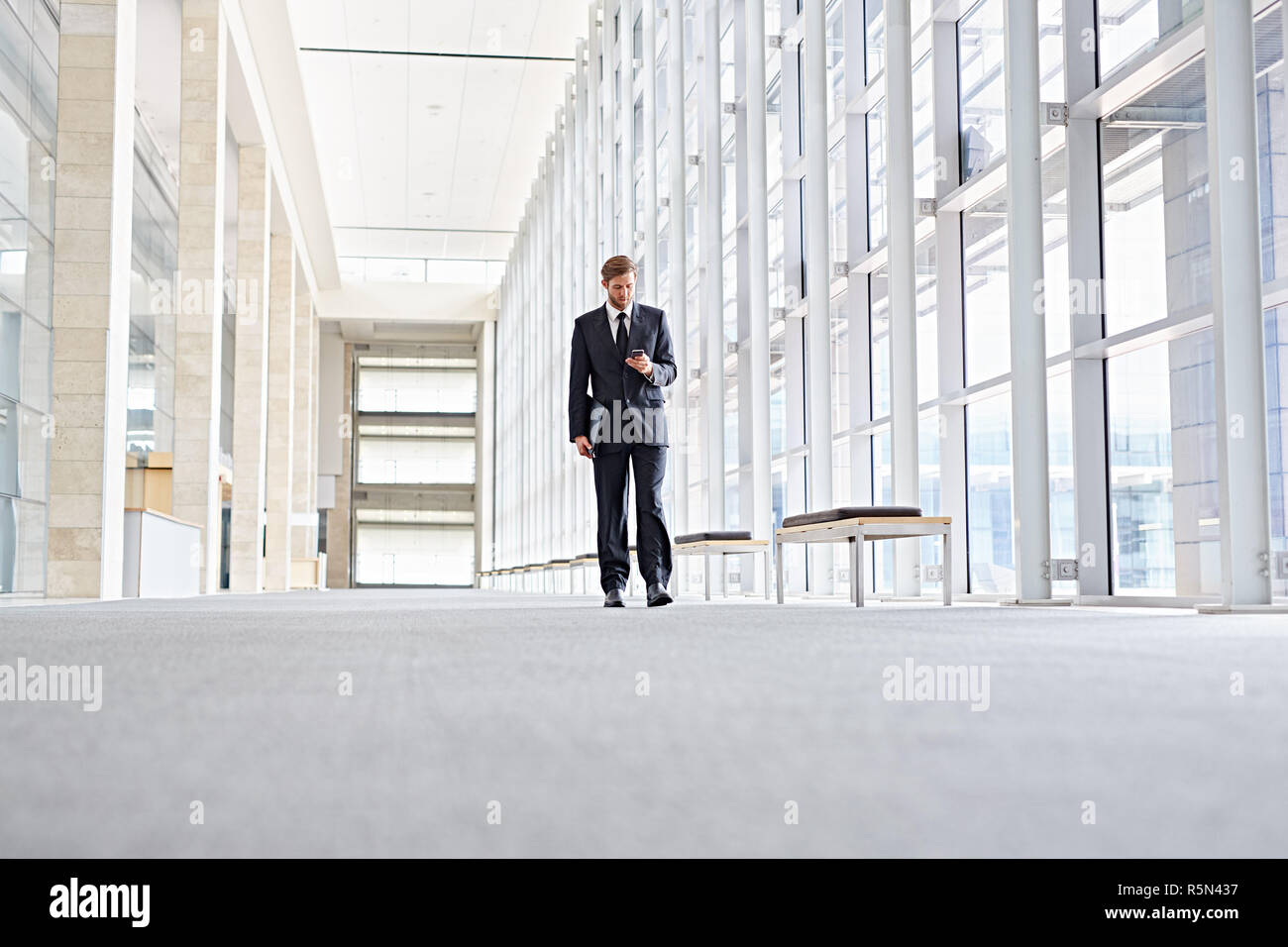 Corporate communication on the go Stock Photo - Alamy