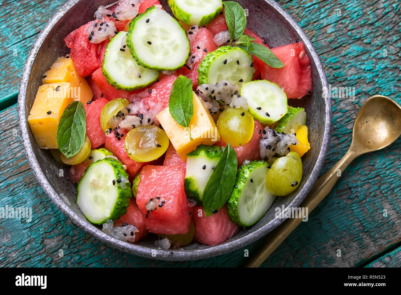 set of exotic dishes on the table Stock Photo - Alamy