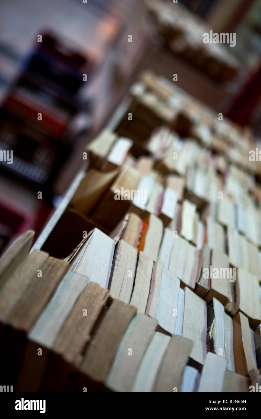 Old book displays Stock Photo - Alamy