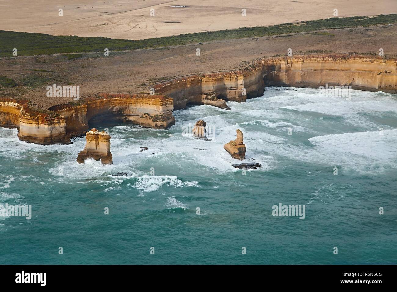 Great ocean road helicopter view hi-res stock photography and images ...