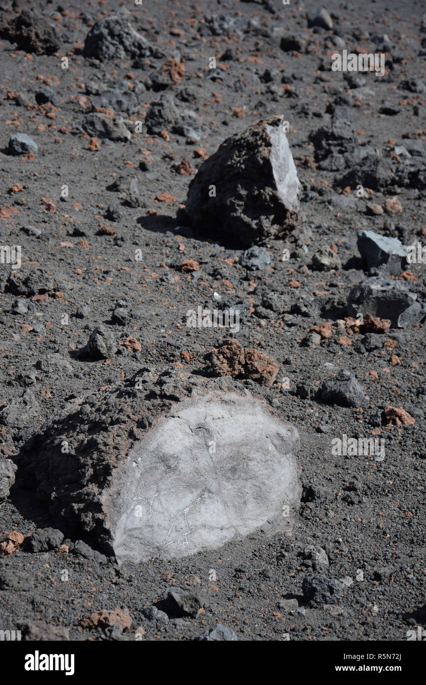 volcanic bomb on etna Stock Photo - Alamy