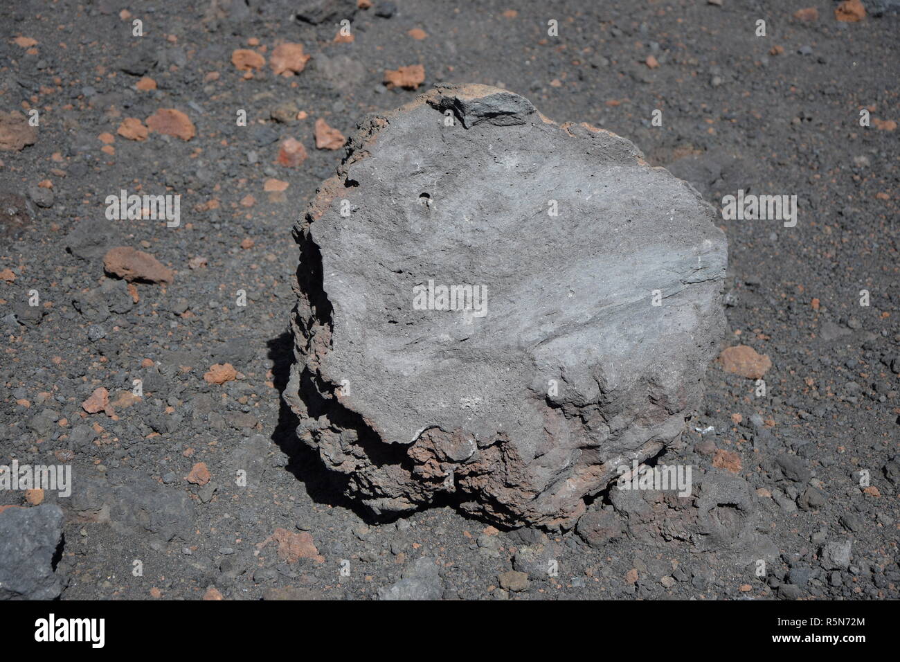 volcanic bomb on etna Stock Photo - Alamy