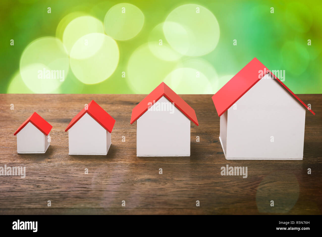 Different Size Houses Stock Photo - Alamy