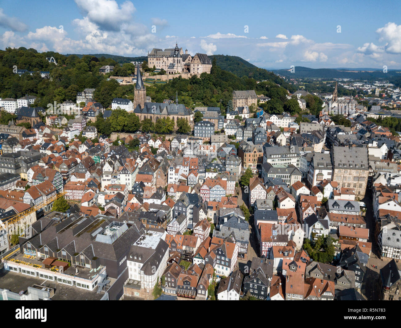 Old town of Marburg, Germany Stock Photo - Alamy