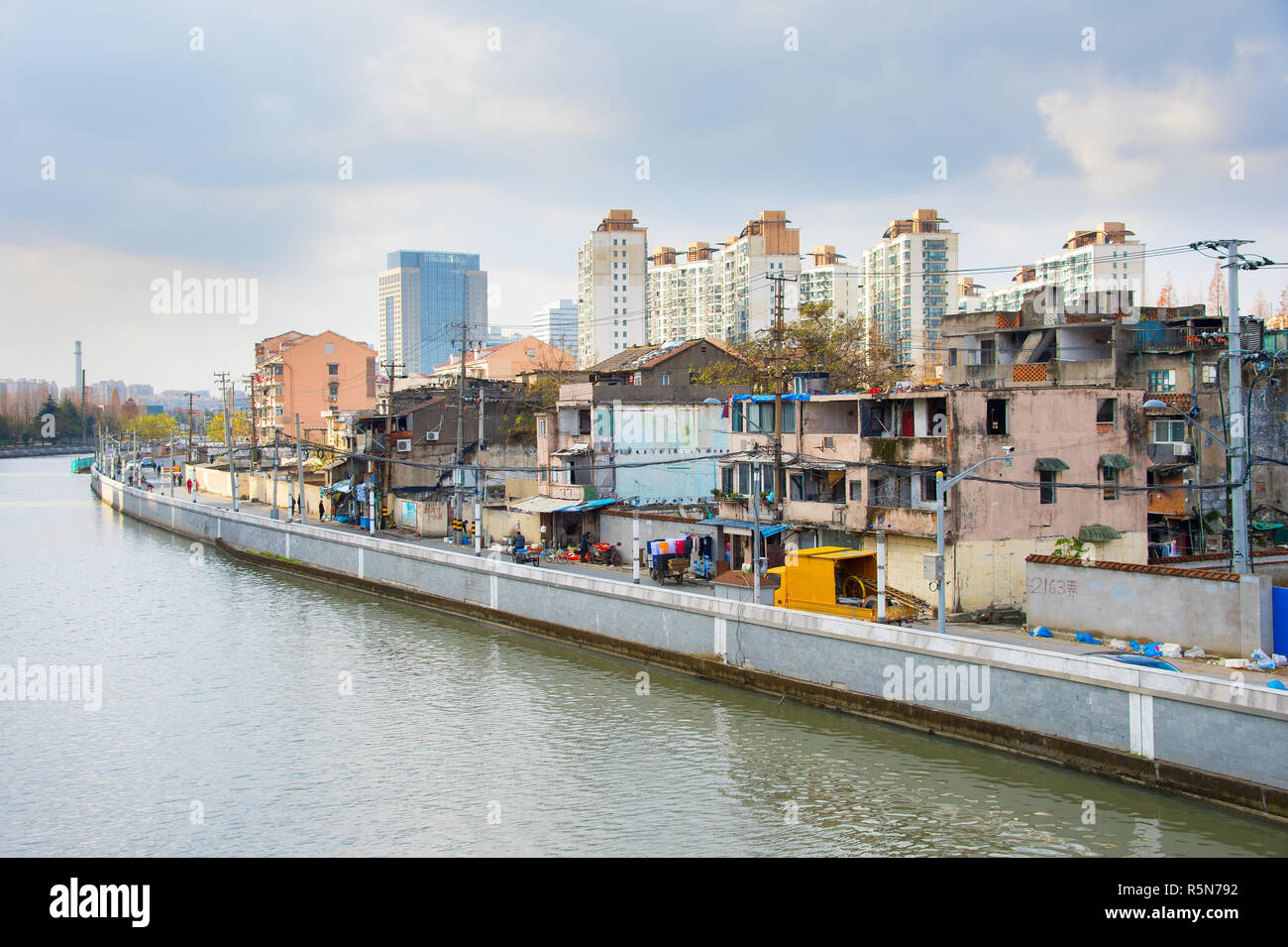 Changing architecture of Shanghai , China Stock Photo - Alamy