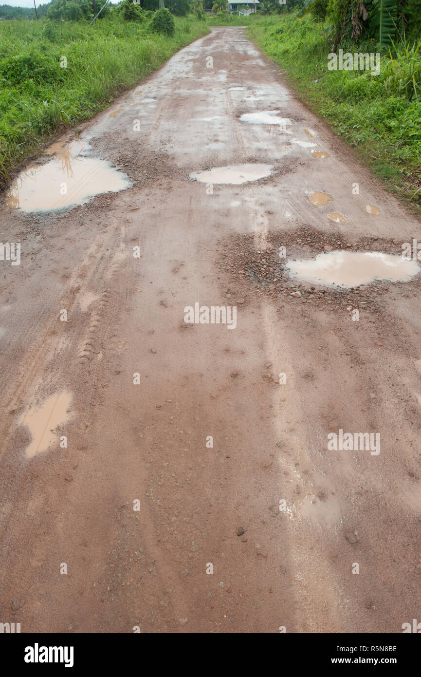 Rough gravel road Stock Photo - Alamy