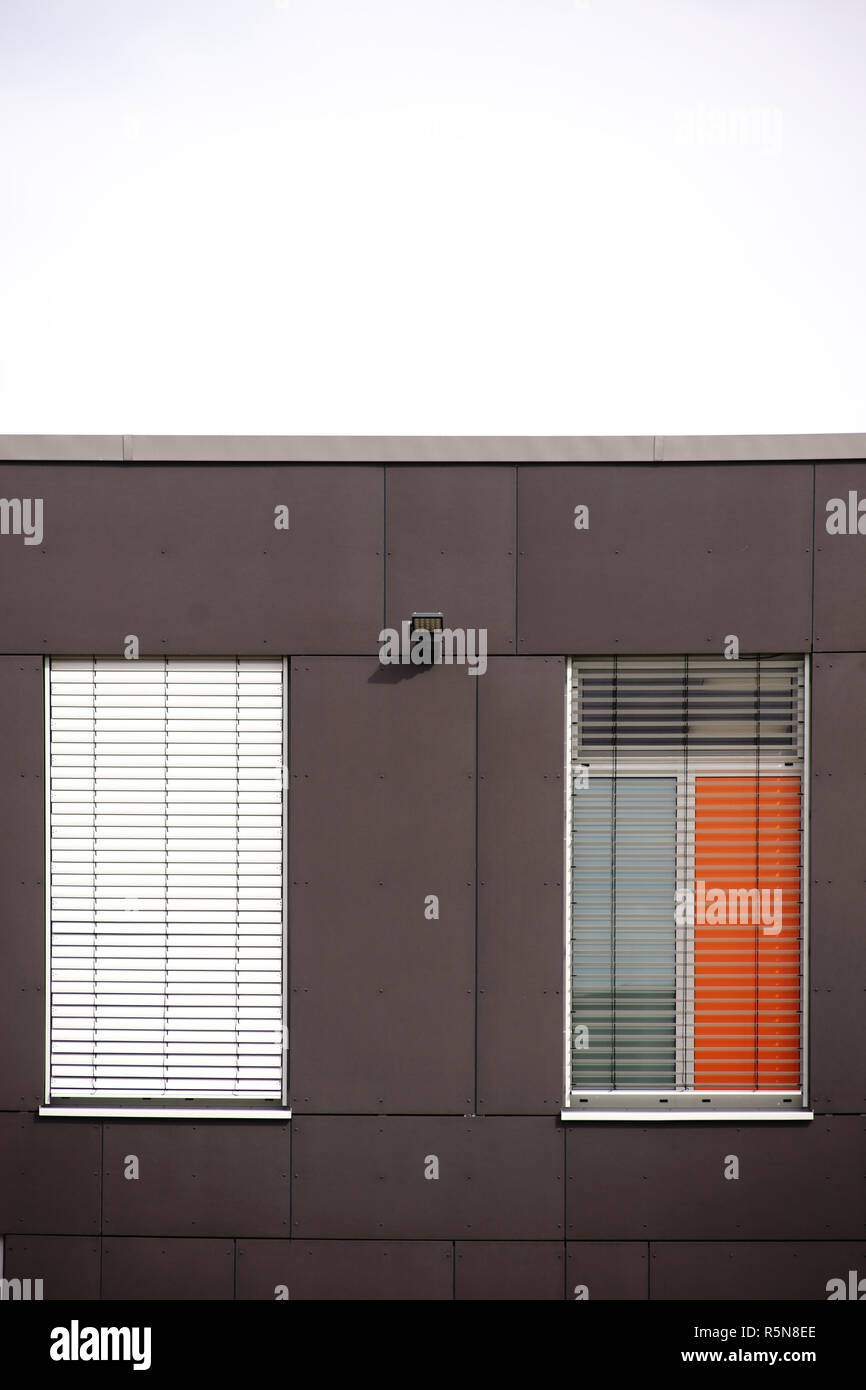 modern house facade with window Stock Photo - Alamy