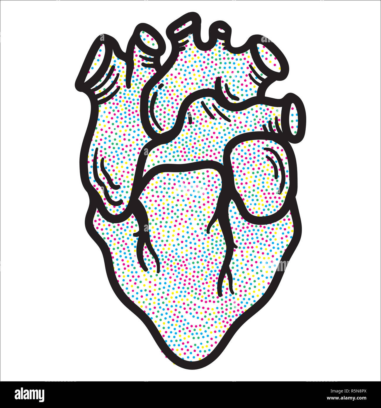 Human heart anatomy patch hi-res stock photography and images - Alamy