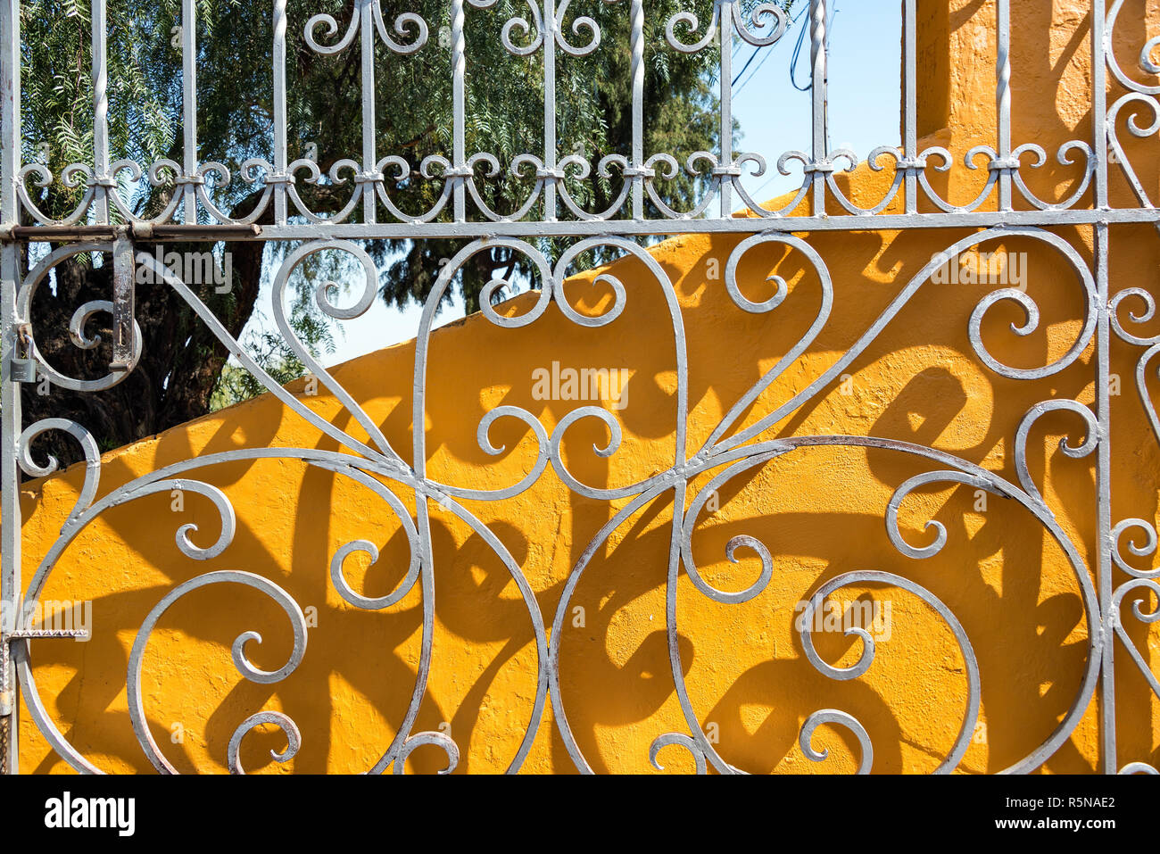 Wrought Iron Details Stock Photo - Alamy