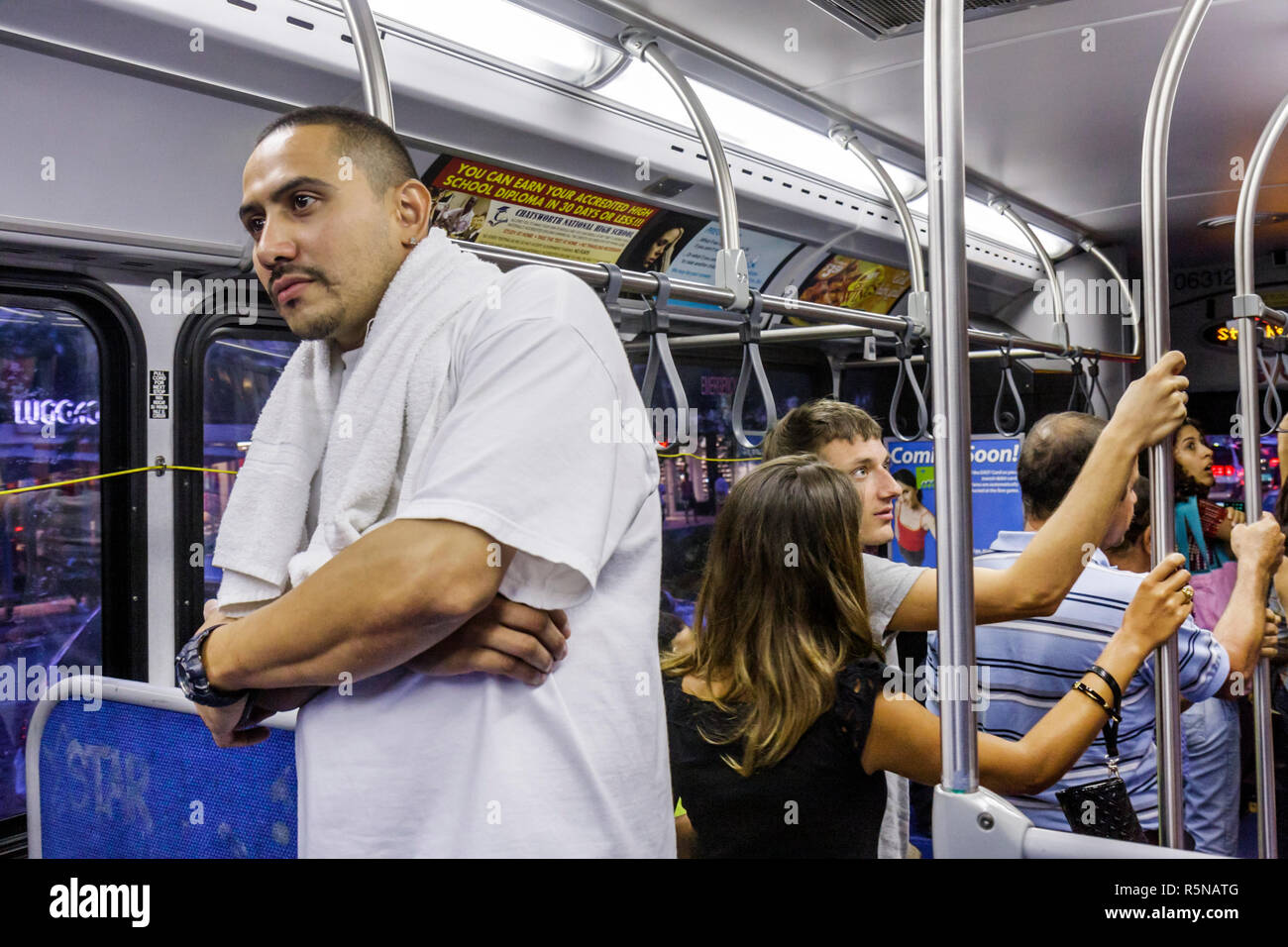 Miami Beach Florida,Metrobus,bus,coach,South Beach Local,public ...
