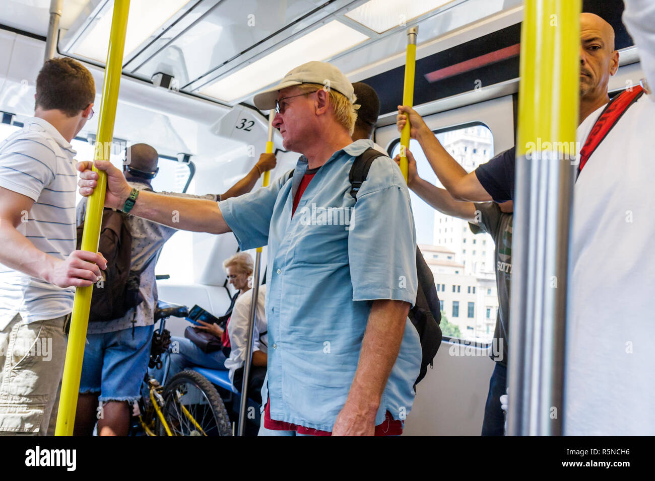 Miami Florida,Metromover,public transportation,mass transit,automated ...
