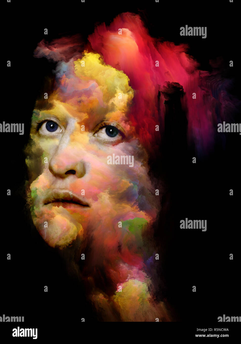 Colors of Mind Stock Photo - Alamy