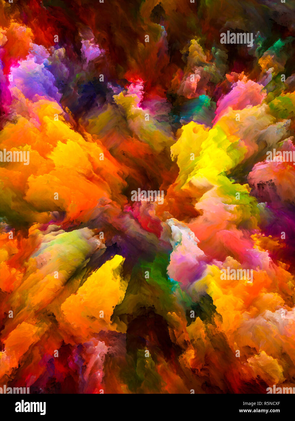 Burst Of Colors Stock Photo - Alamy