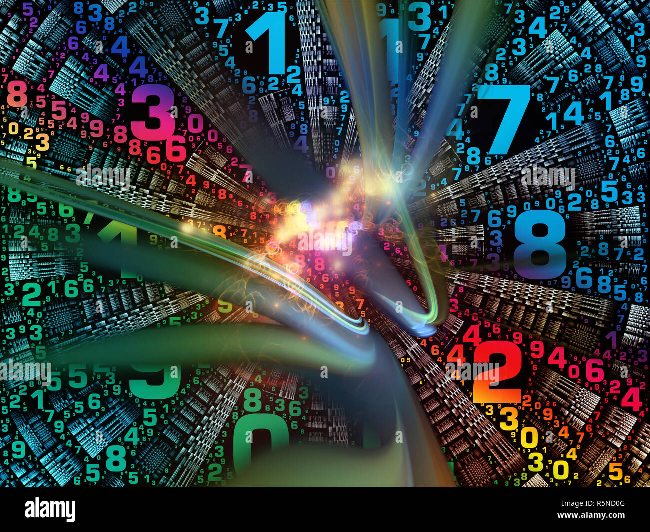 Realms of Digital World Stock Photo - Alamy