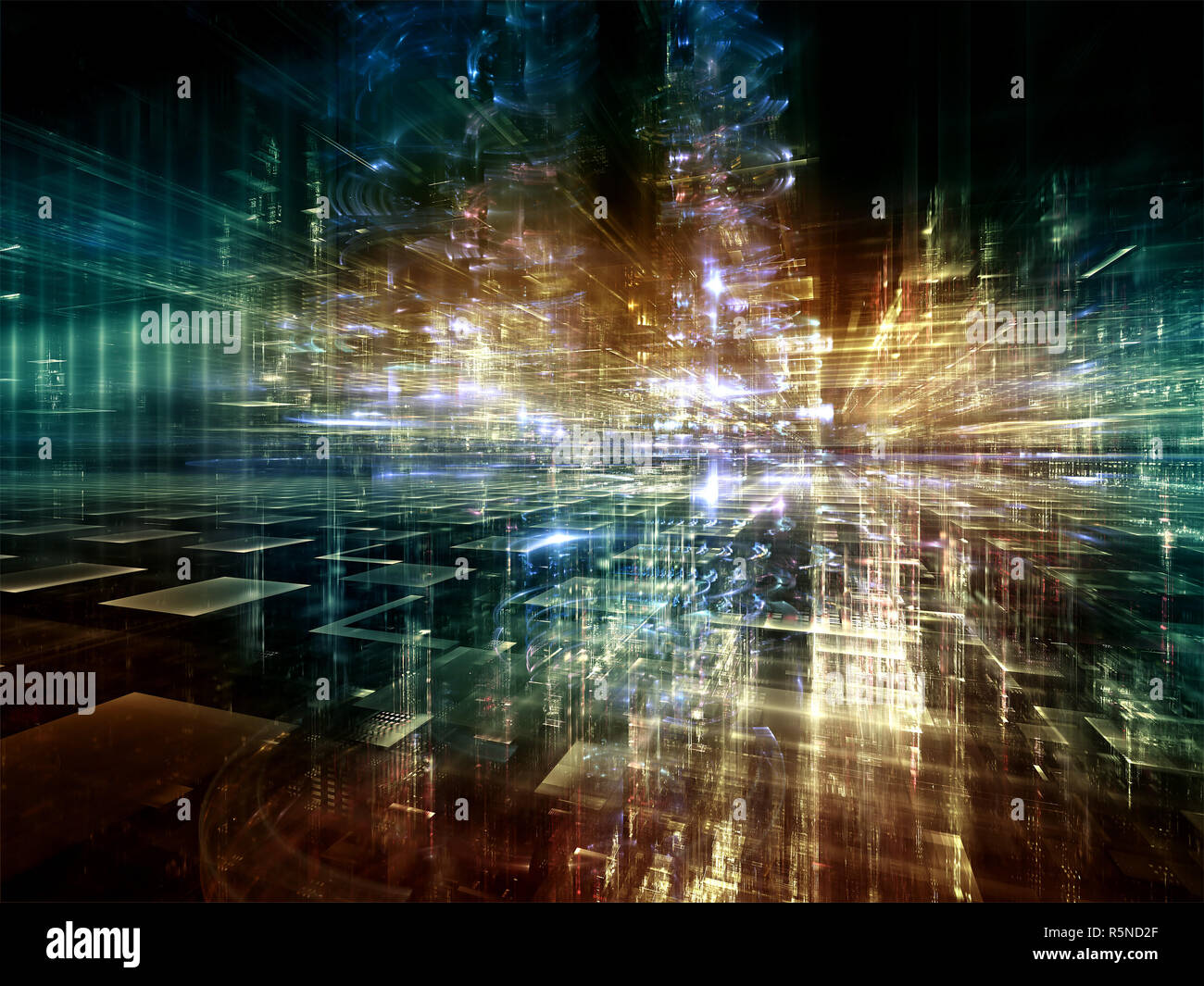 Evolving Digital World Stock Photo - Alamy