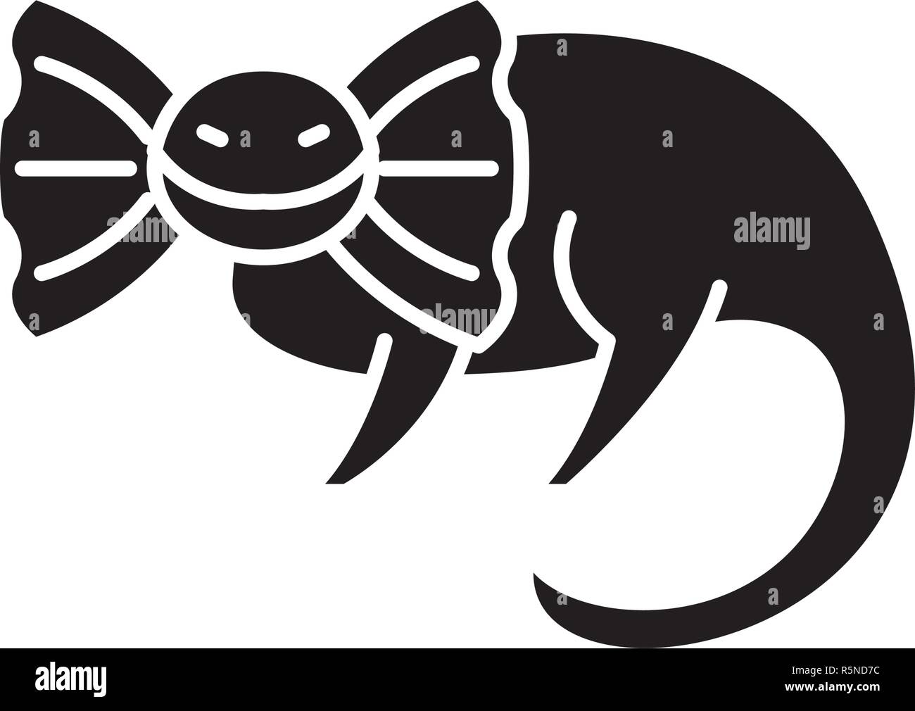 Reptile Black Icon Vector Sign On Isolated Background Reptile Concept Symbol Illustration