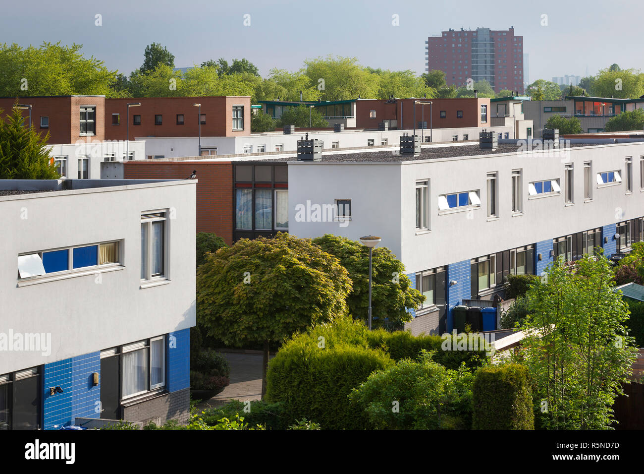 Residential district Rotterdam Prinsenland Stock Photo - Alamy