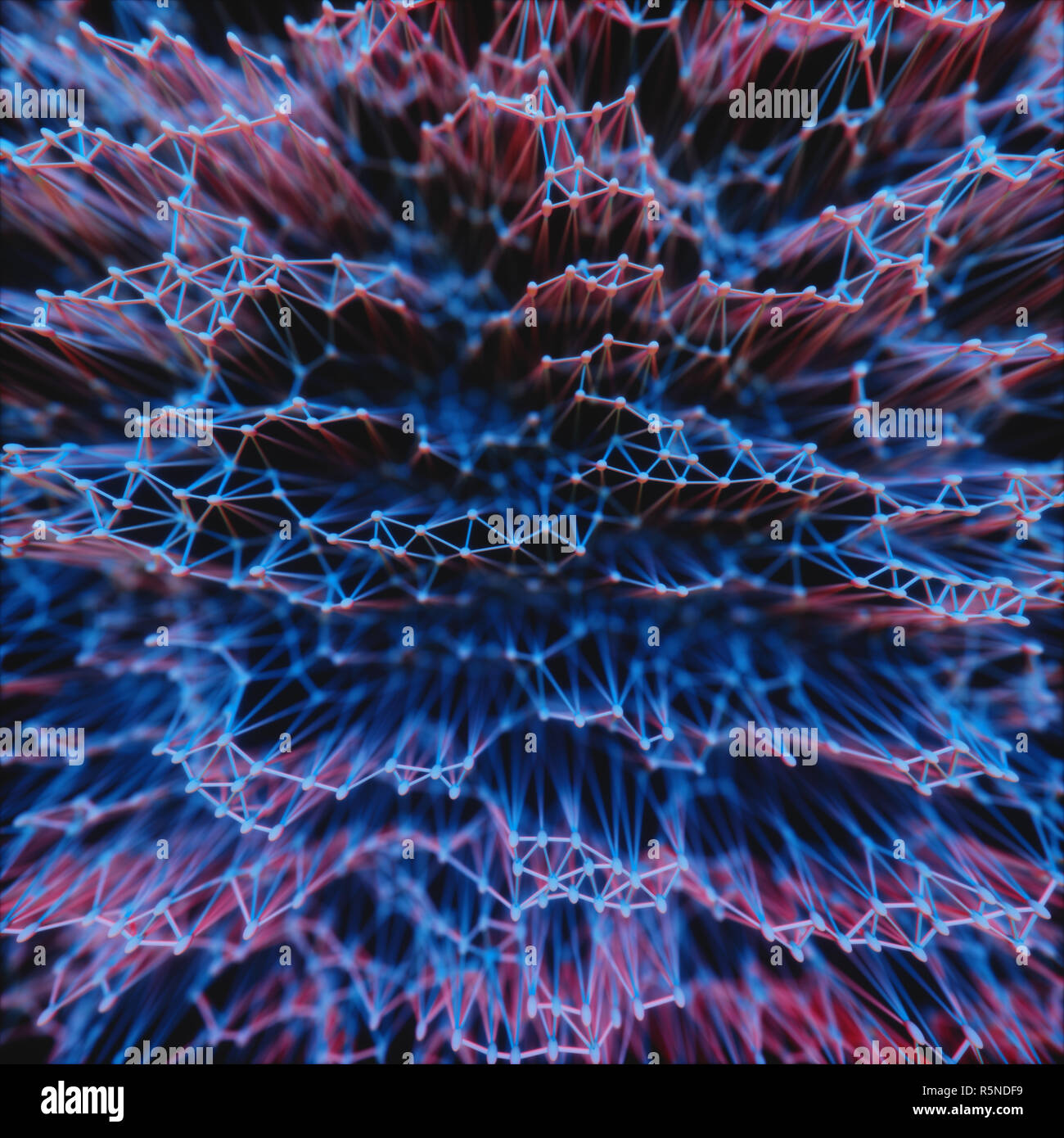 3D Organic Connections Stock Photo - Alamy