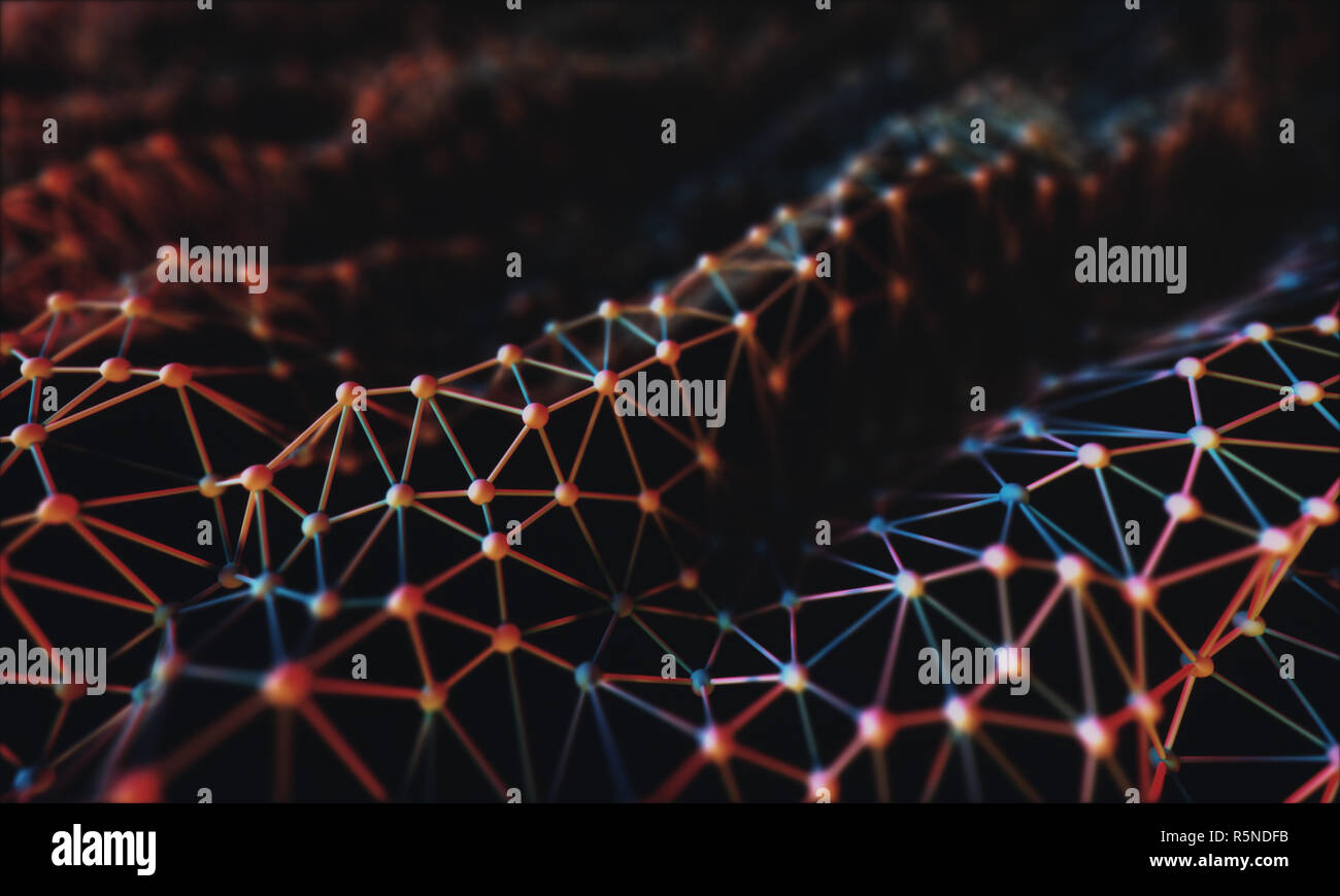 3D Organic Connections Stock Photo - Alamy