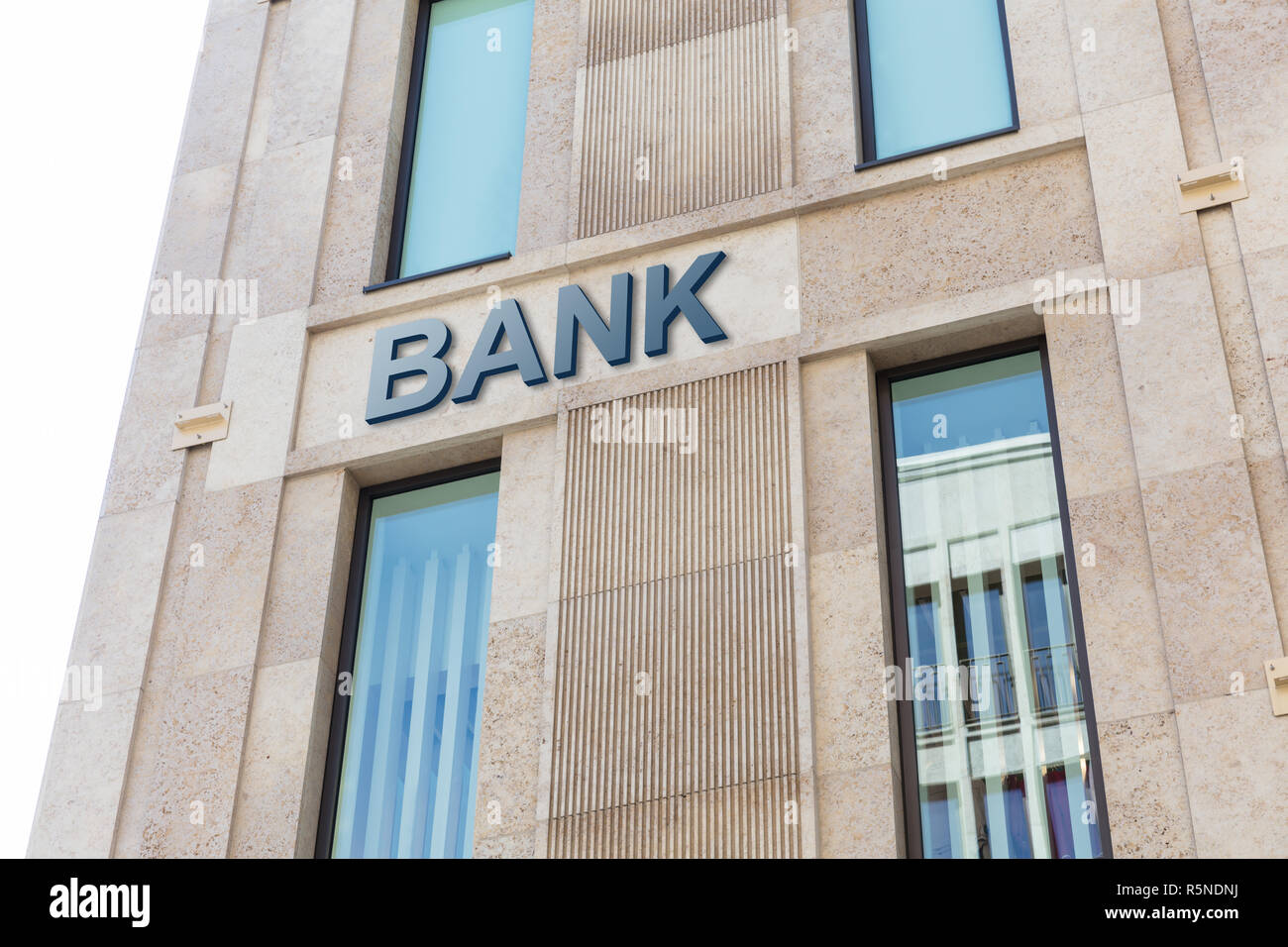 Bank lending institution blue hi-res stock photography and images - Alamy