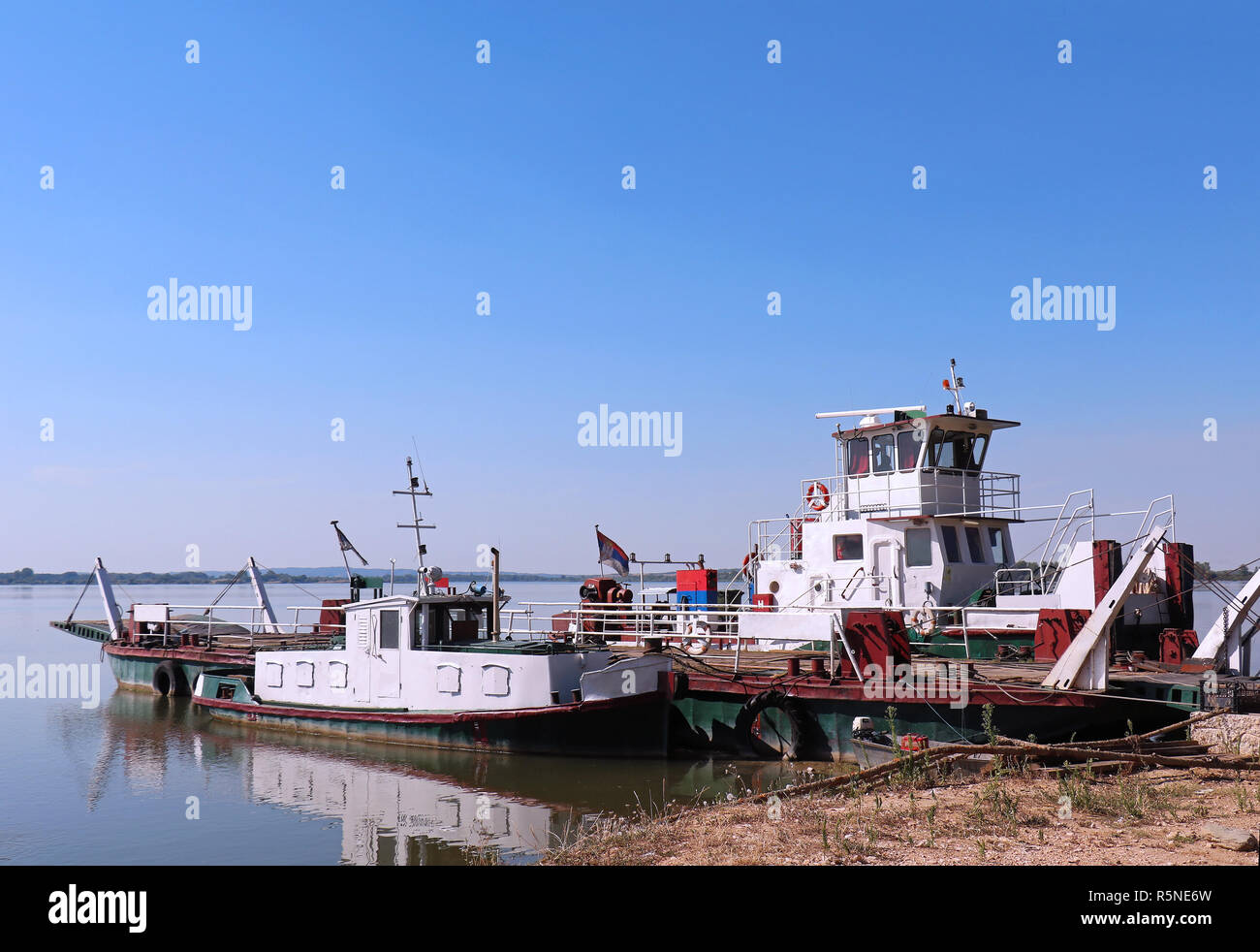 River ferry boat Stock Photo - Alamy