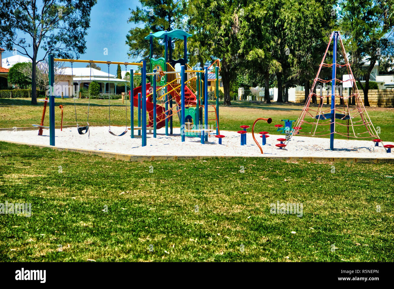 Children's playpark at studmaster park, hocking Stock Photo - Alamy