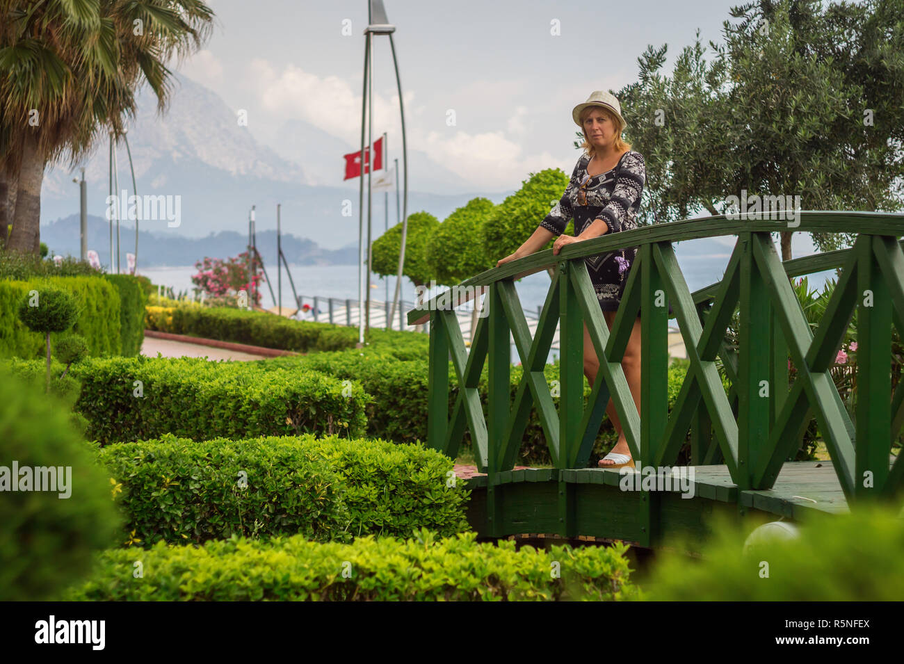 bridge of the Kemer Stock Photo - Alamy