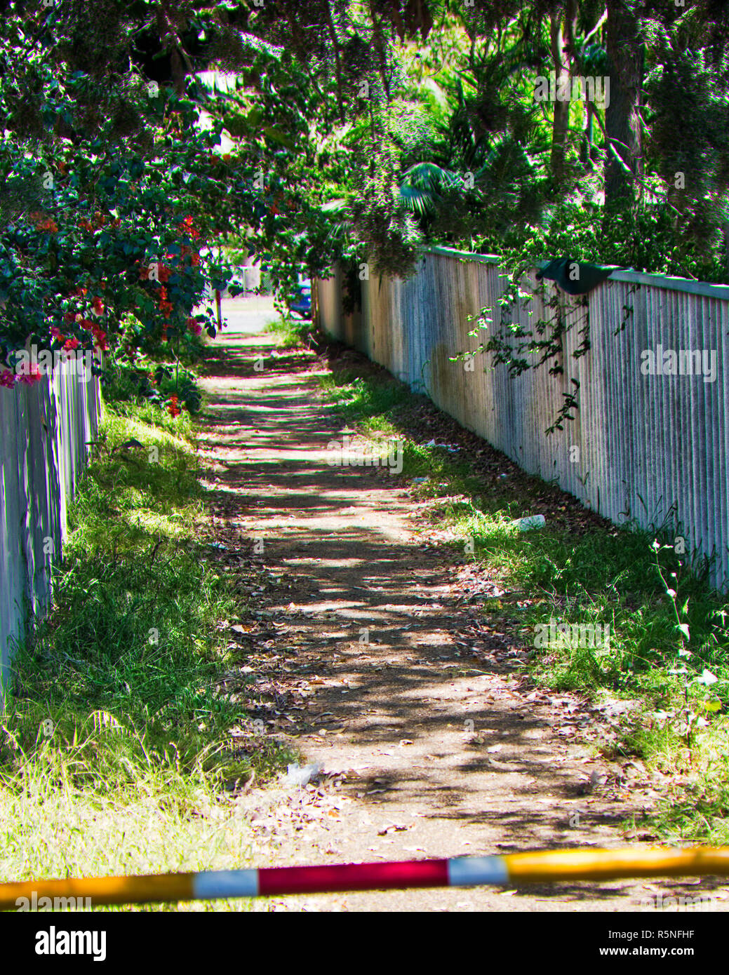 Colorful pedestrian only entry hi-res stock photography and images - Alamy