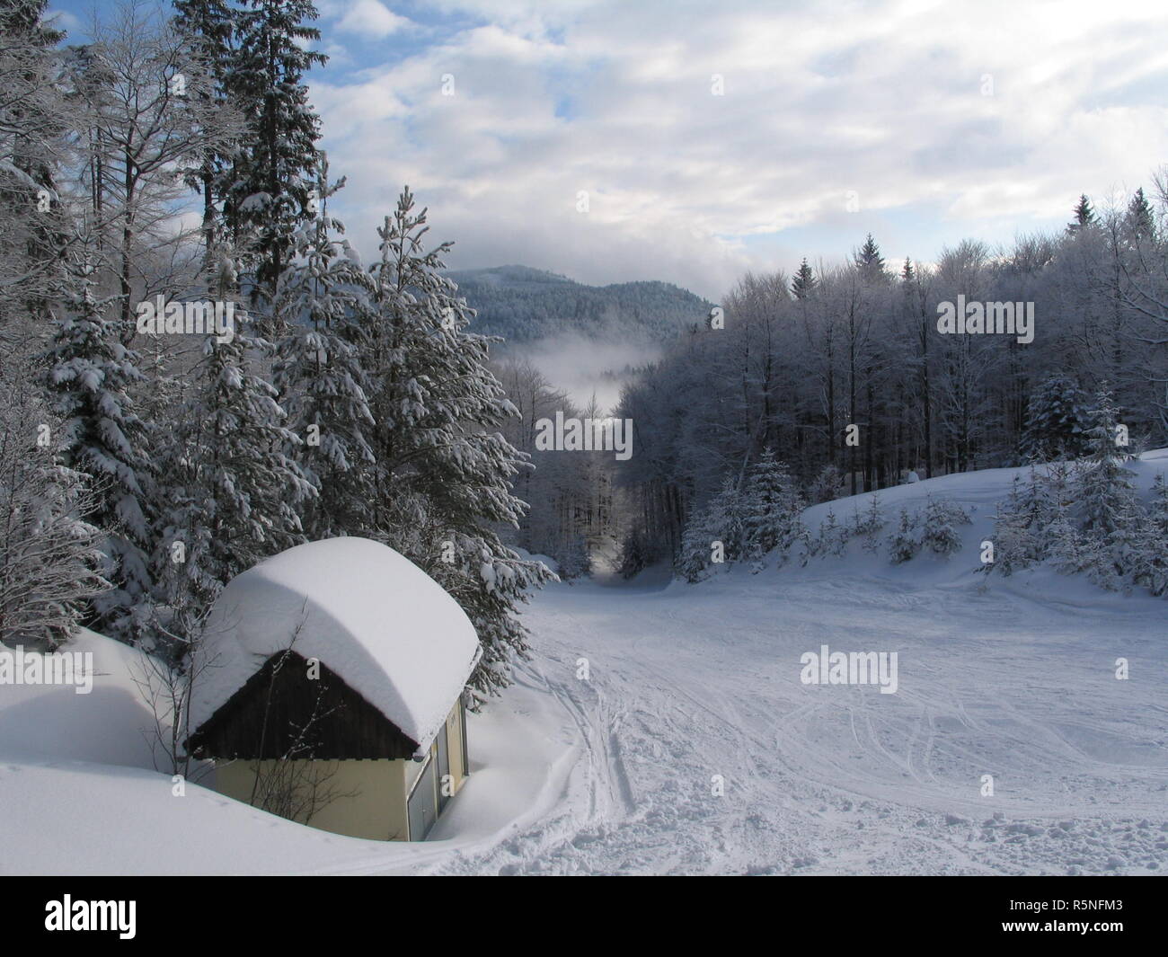 winter at the unterberg Stock Photo - Alamy