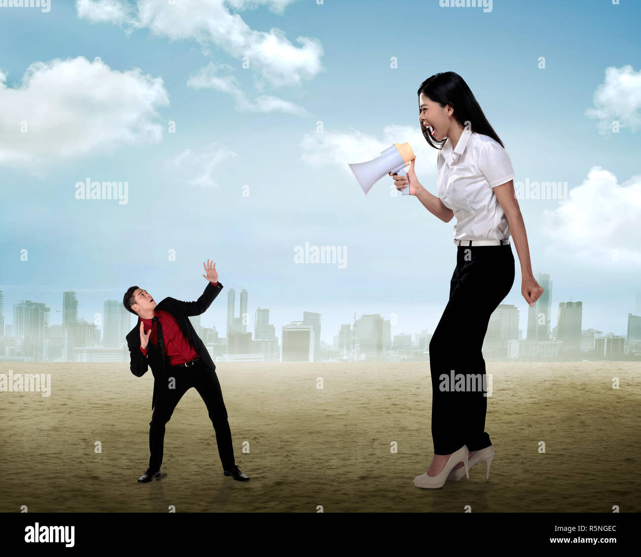Short small man angry hi-res stock photography and images - Alamy