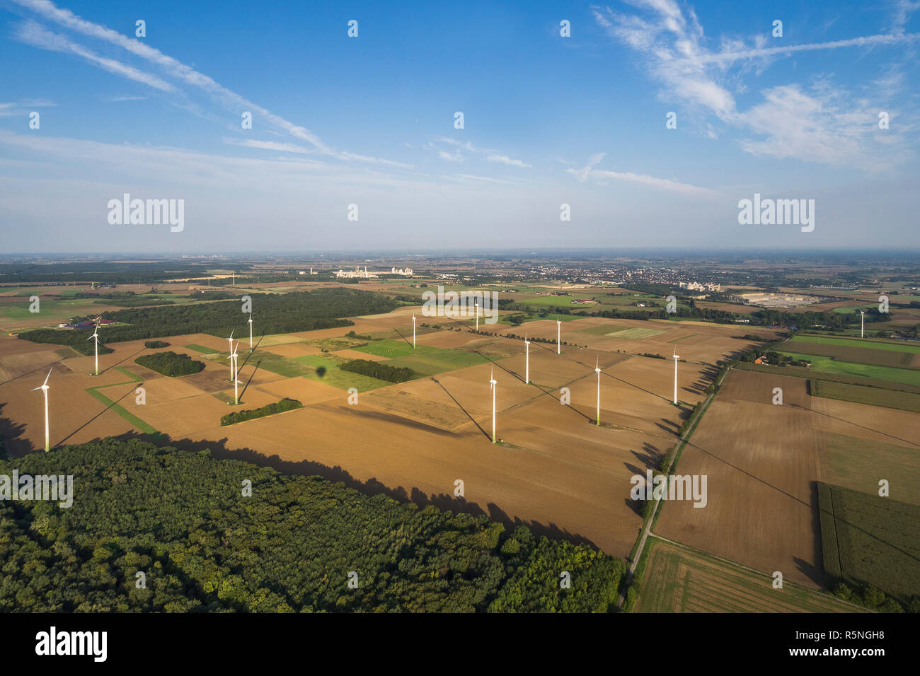 balloon ride over the sauerland at warstein - wim 2017 Stock Photo - Alamy