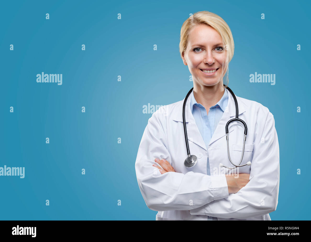 Kind smiling pediatrician doctor hi-res stock photography and images ...