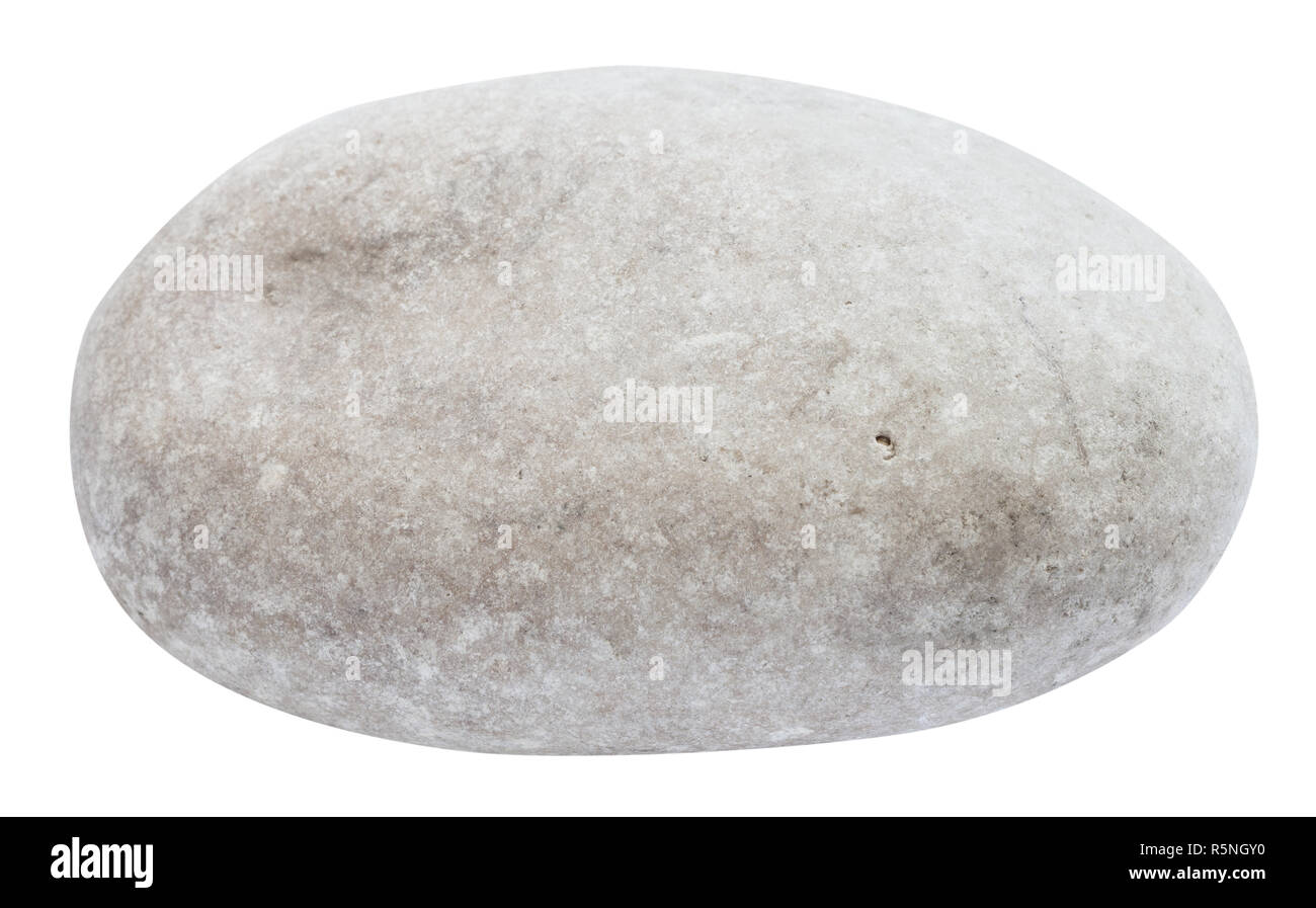 natural tumbled sea beach pebble isolated Stock Photo - Alamy