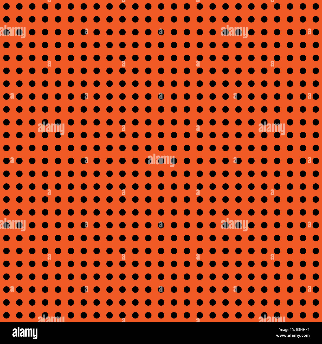 Orange And Black Polka Dot Background