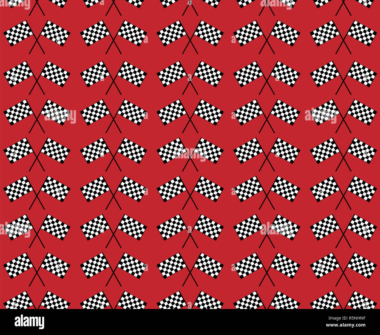 Waving Checkered Flag Pink