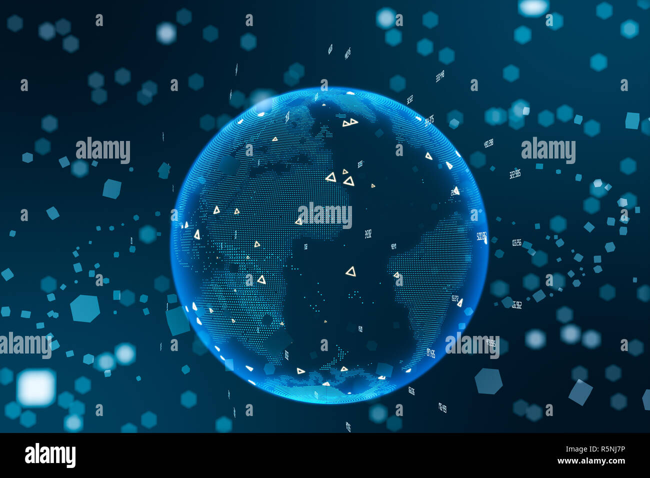 3d rendering, big data and finance Stock Photo - Alamy