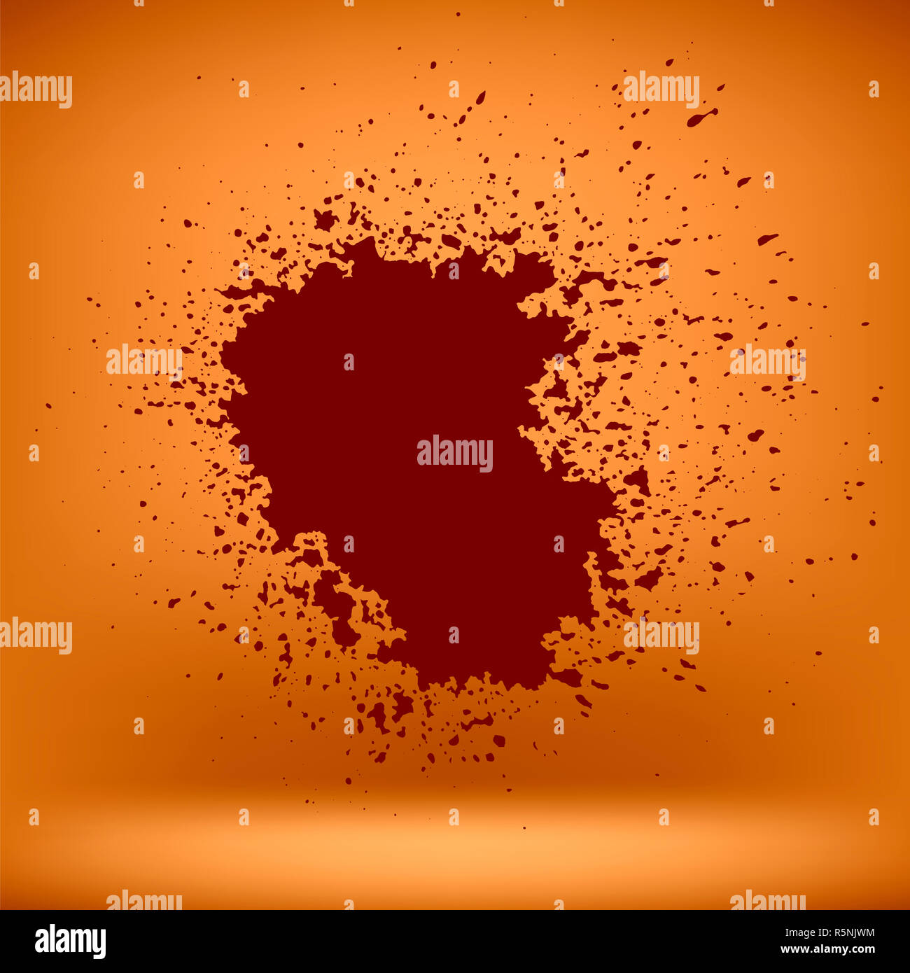 Grunge Red Blood Blob Stock Photo - Alamy