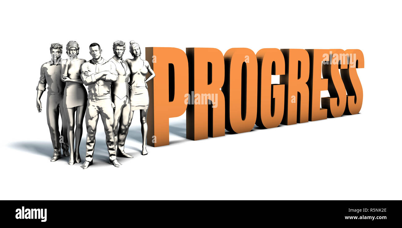 Business People Progress Art Stock Photo - Alamy