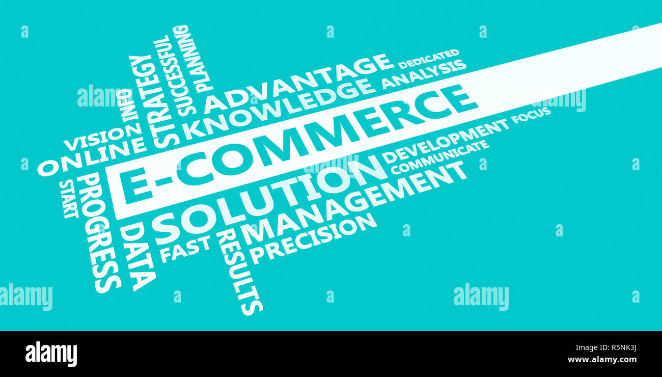E-commerce Presentation Background Stock Photo - Alamy