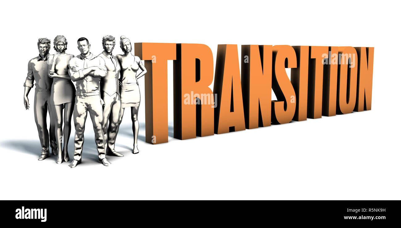 Business People Transition Art Stock Photo - Alamy