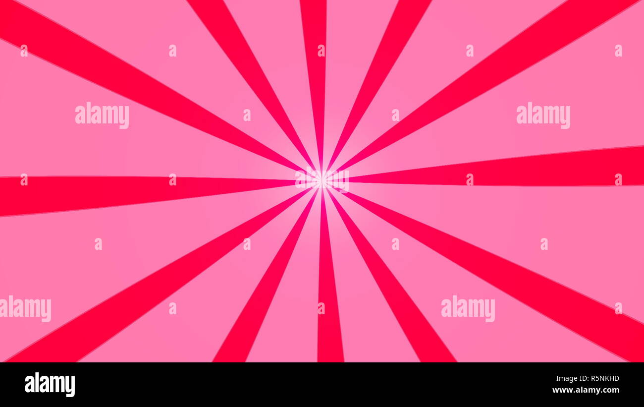 Abstract background with animation of sun beams. Retro radial ...
