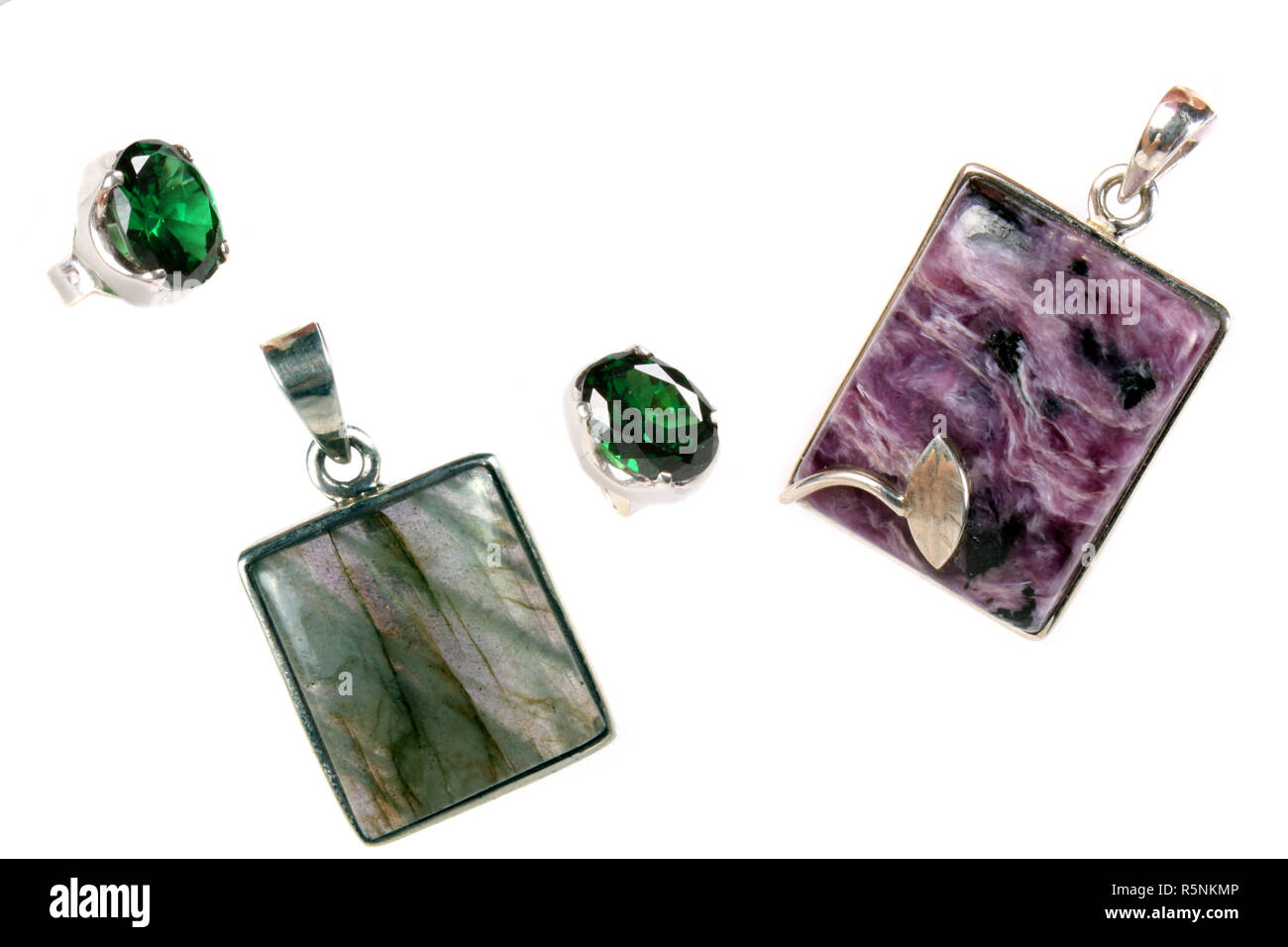 Silver precious stones hi-res stock photography and images - Alamy